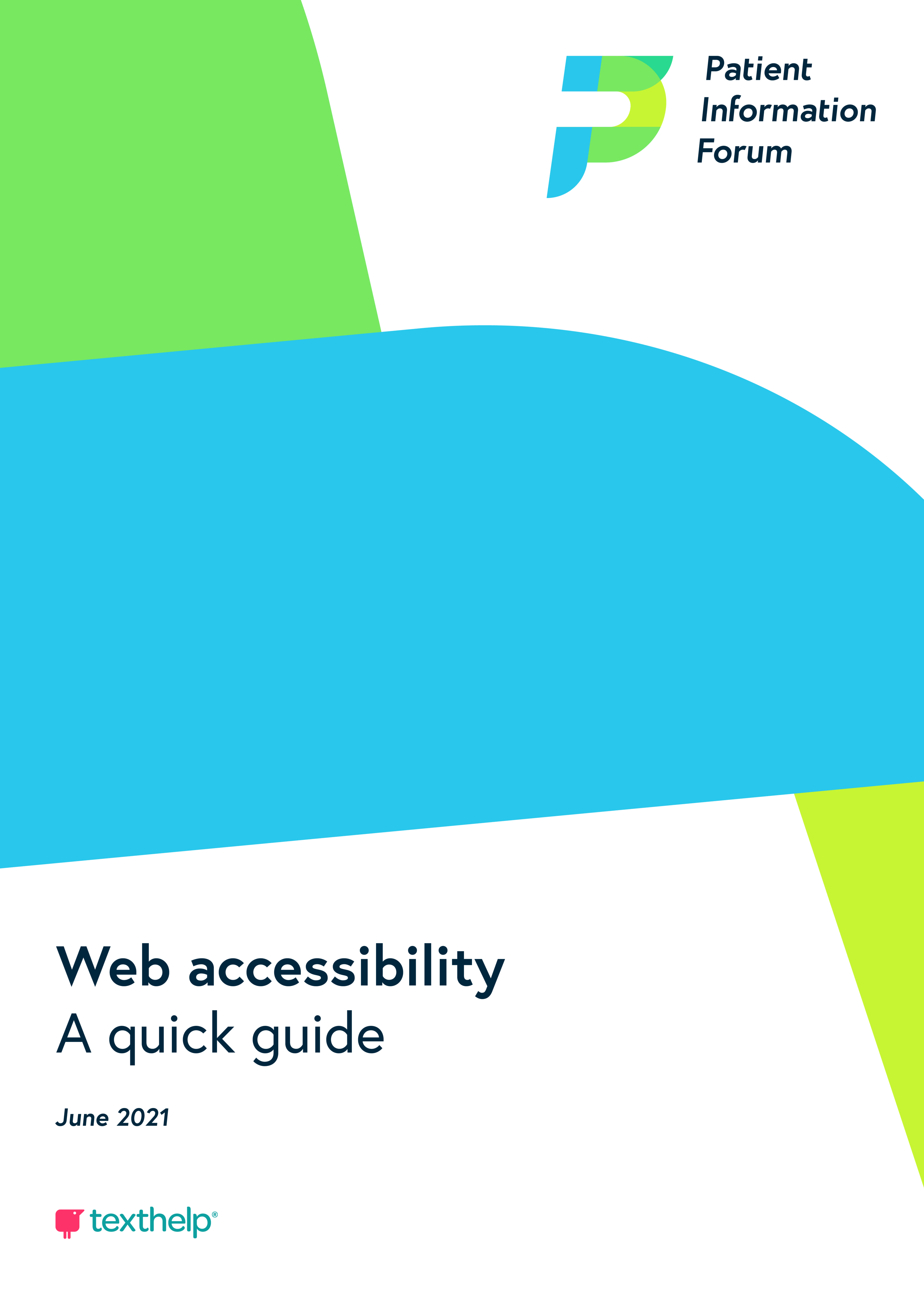 Webinar: Digital accessibility | Patient Information Forum