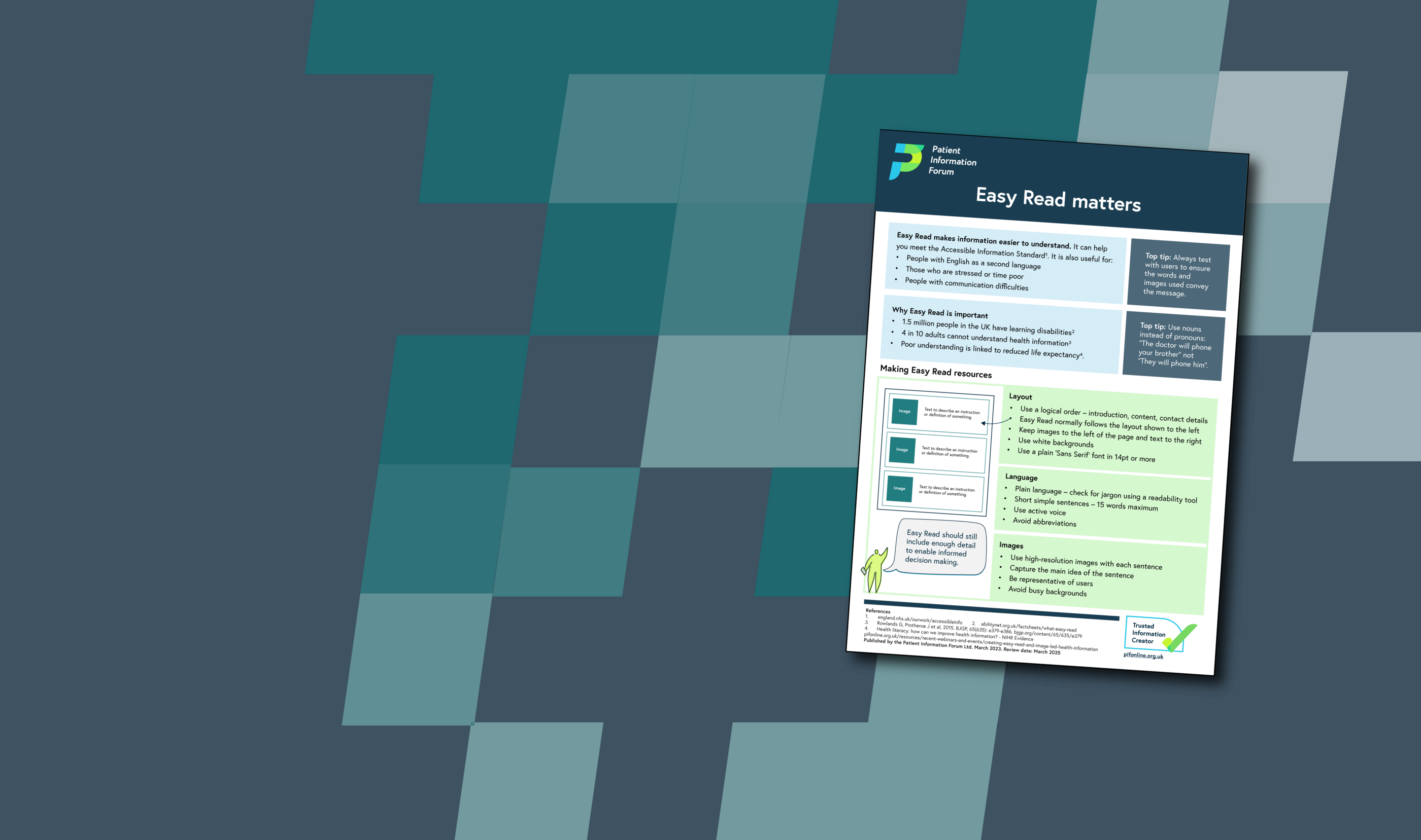 Webinar: Creating Easy Read and image-led health information | Patient ...